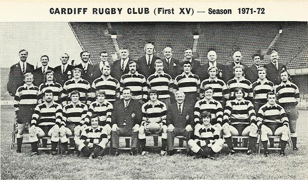 Cardiff RFC Season Review 1971 – 1972 – CARDIFF RFC