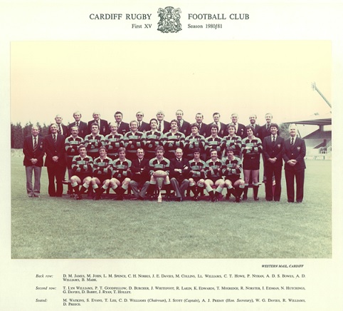 Cardiff RFC Season Review 1980 – 1981 – CARDIFF RFC