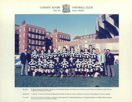 Cardiff RFC Season Review 1985 – 1986 – CARDIFF RFC