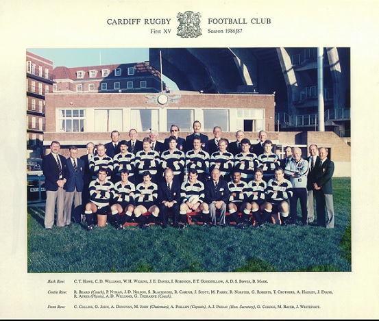 Cardiff RFC Season Review 1986 – 1987 – CARDIFF RFC