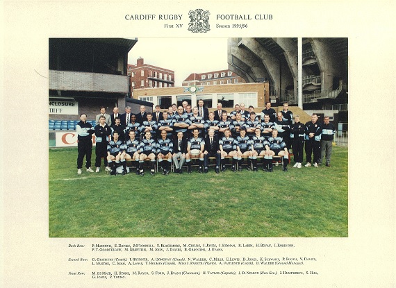 Cardiff RFC Season Review 1995 – 1996 – CARDIFF RFC