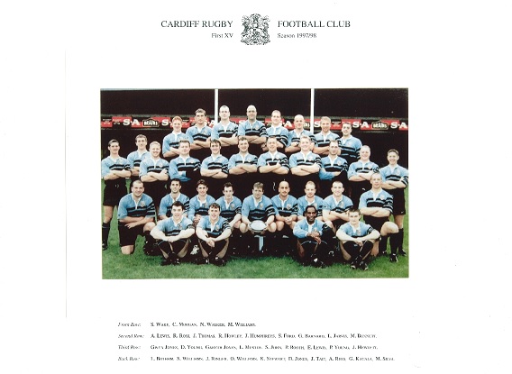 Cardiff RFC Season Review 1997 – 1998 – CARDIFF RFC