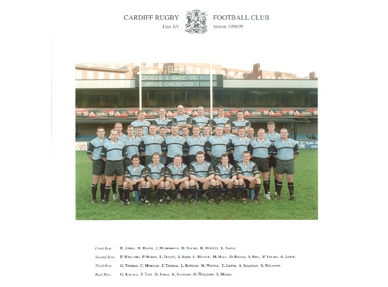 Cardiff RFC Season Review 1998 – 1999 – CARDIFF RFC