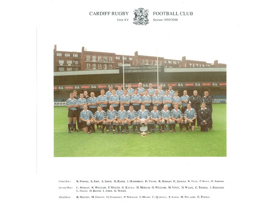 Cardiff RFC Season Review 1999 – 2000 – CARDIFF RFC